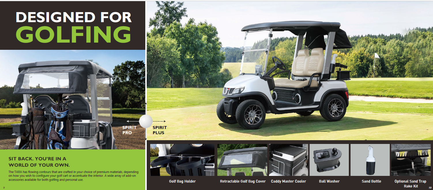 D4 Tara Spirit Pro Fleet Carts - Prairie Golf Supplies Inc.